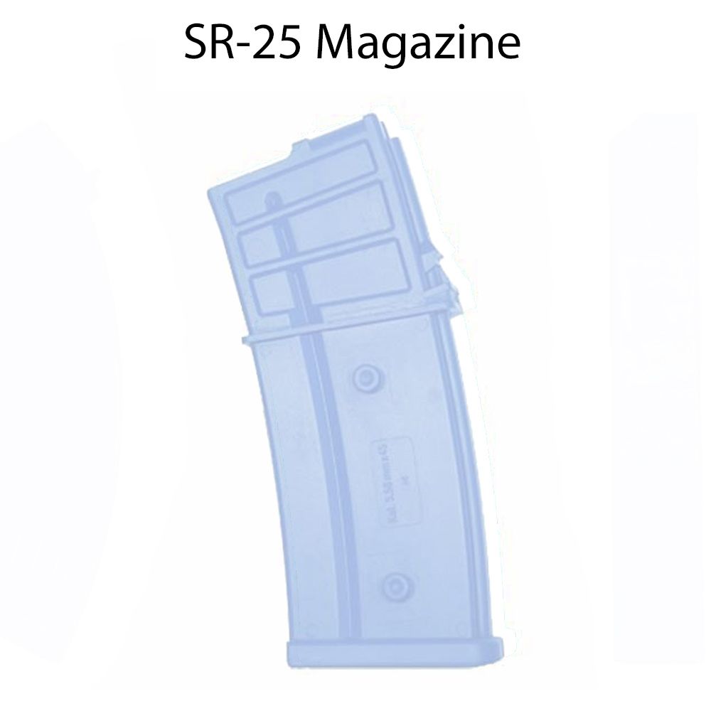 SR-25 Blue Training Long Gun Magazines