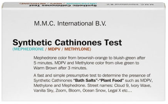 MMC Synthetic Cathinones Test (Bath Salts) is used for the presumptive ...