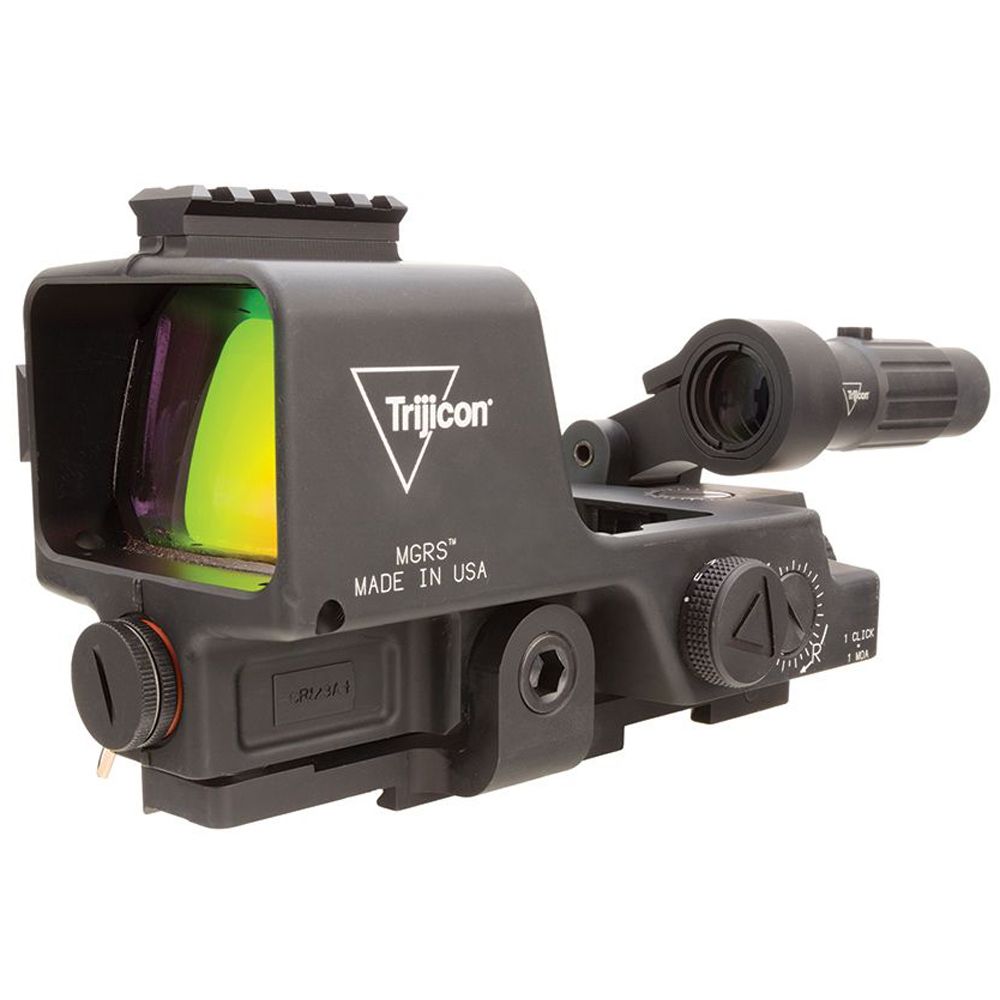 Trijicon MGRS Machine Gun Sight Red 35 MOA Segmented Circle 3.0 MOA Dot ...
