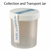 Urine Specimen Collection and Transport Jars allow storage
