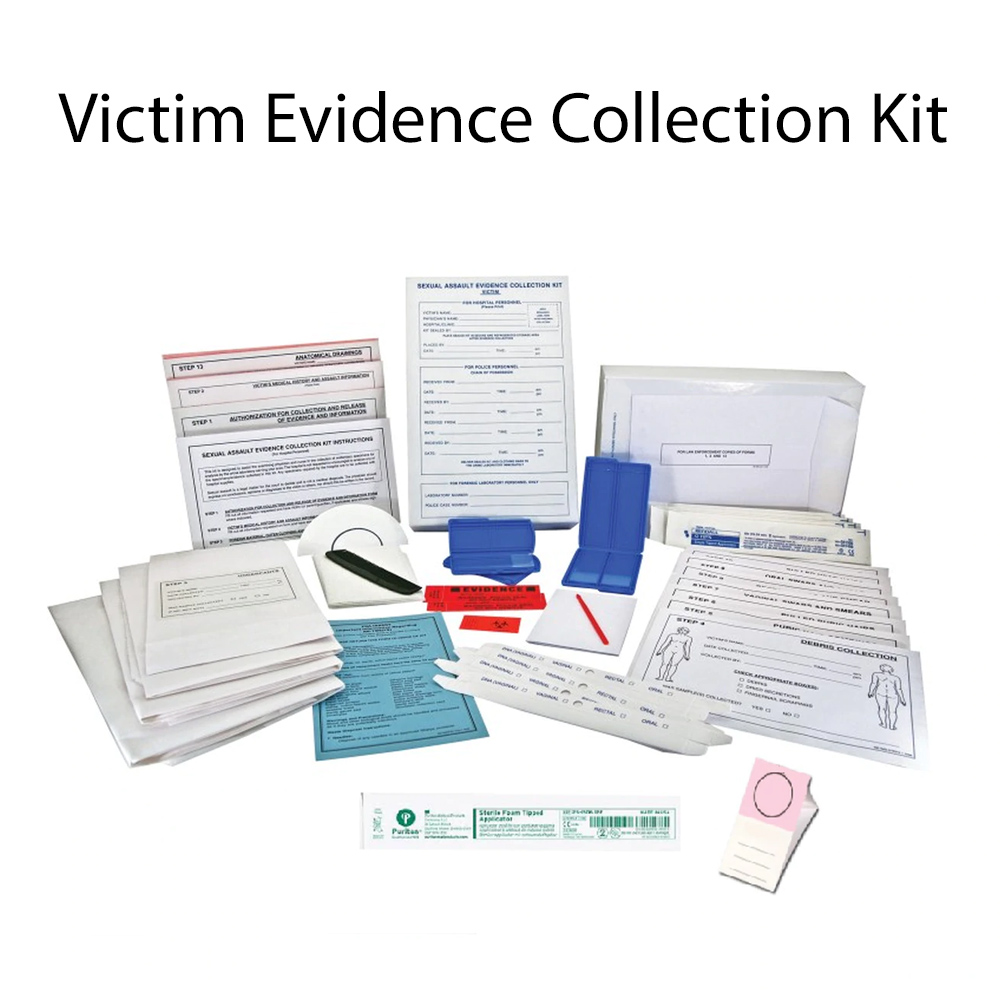 Victim Sexual Assault Evidence Collection Kit consists
