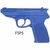 Walther Blue Training Guns Solid molded with no moving