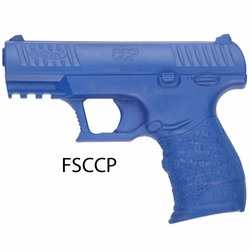 Walther Blue Training Guns Solid molded with no moving