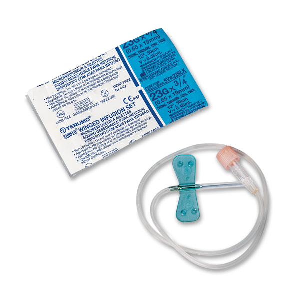 Winged Infusion Set Pkg. of 12 Needle with Tubing Only
