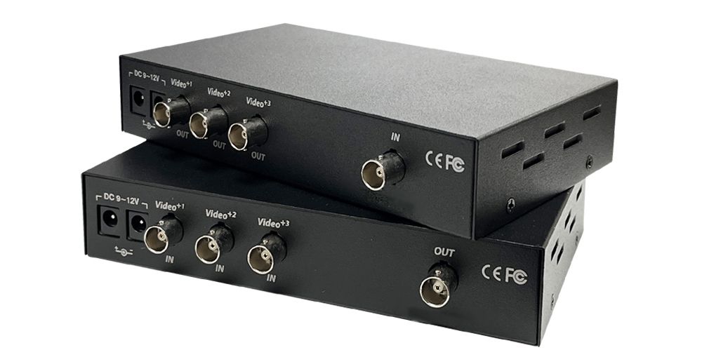 3-Channel HD SD Camera Extender Kit For Installing 3 Cameras Or Adding ...