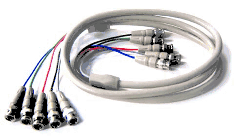 5 BNC to 5 BNC RGBHV Video Cable - 6ft