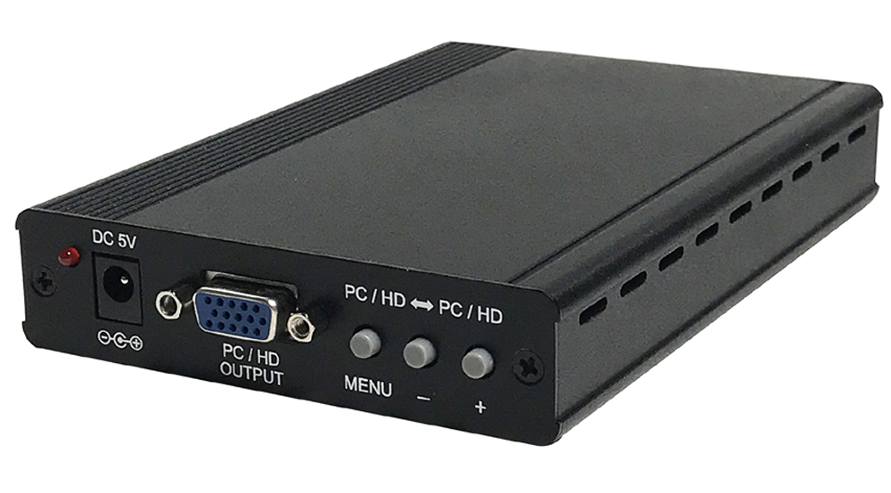 PC VGA/RGBHV to HDTV Component Video Converter Scaler