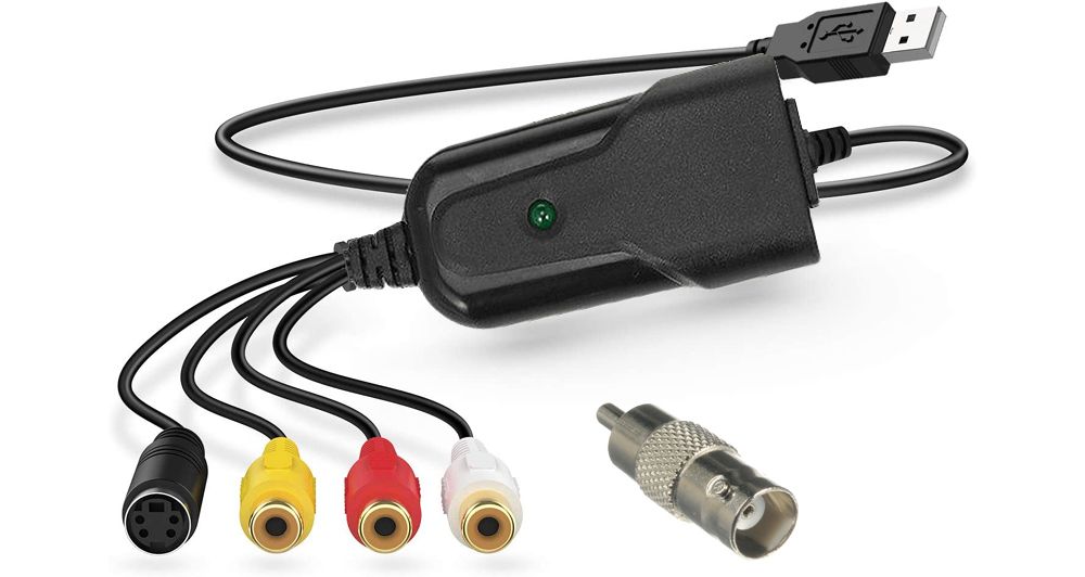 Composite BNC S-Video Audio To USB Adapter
