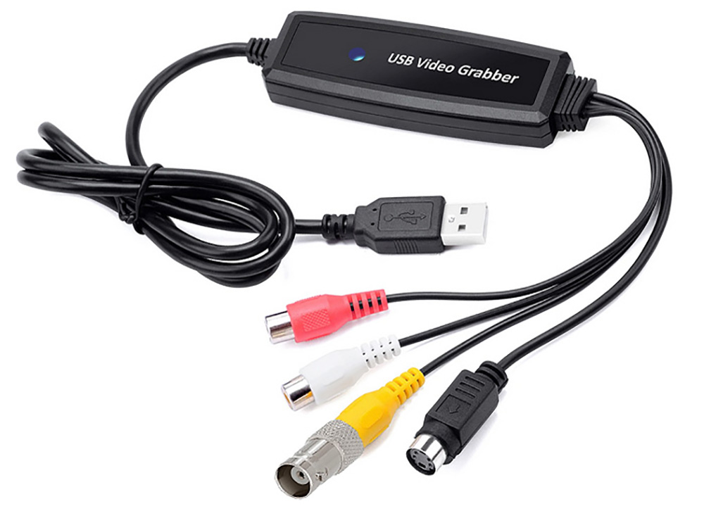 Composite BNC RCA S-Video To USB DVR Adapter Digital MPEG Video Recorder