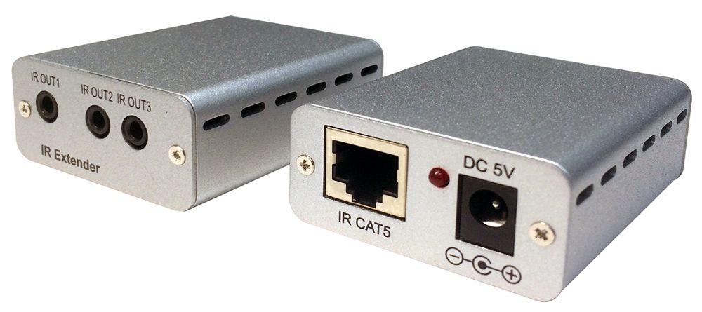 IR Remote Control Over Cat5 Cat6 Extender + IR Blaster Repeater System