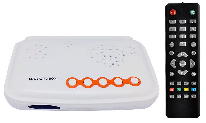 Universal RF Coax Composite Video To VGA Converter Switch