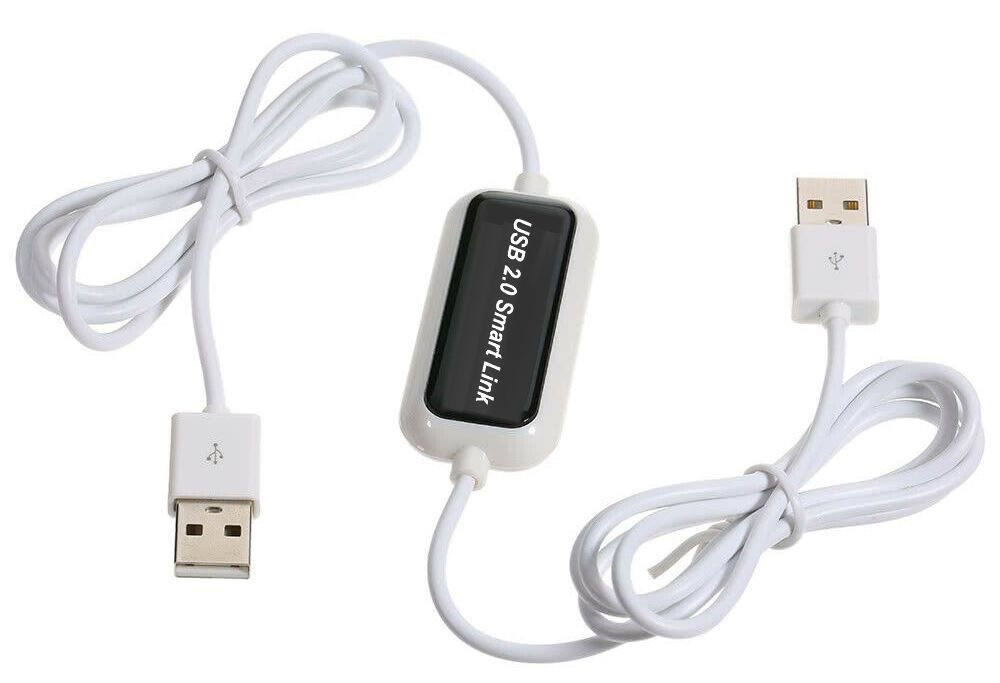 USB 2.0 Smart Link Cable For Data File Transfer And Keyboard Mouse Sharing