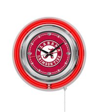 Alabama Neon Clock 15"