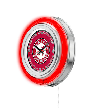Alabama Neon Clock 15"