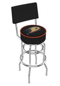 Anaheim Ducks Logo Seatback Bar Stool
