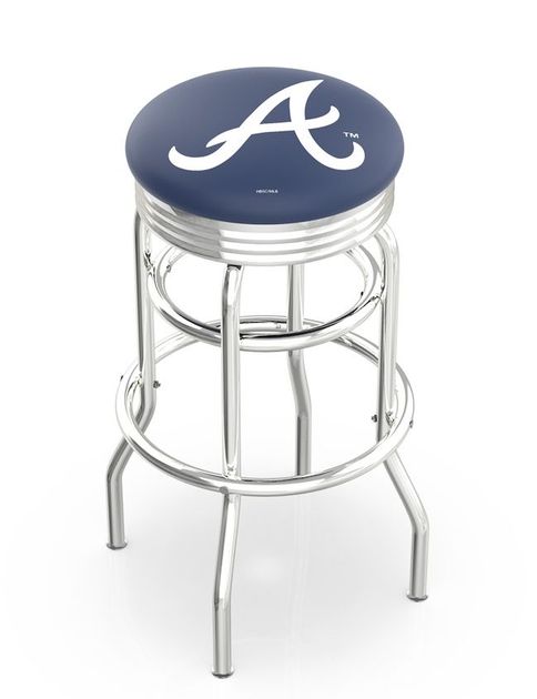Atlanta Braves Diner Bar Stool