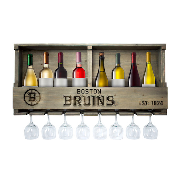 Boston Bruins Reclaimed Bar Rack