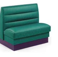 Channeled Restaurant Booth