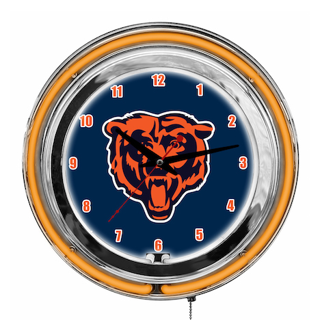 Chicago Bears 14" Neon Clock
