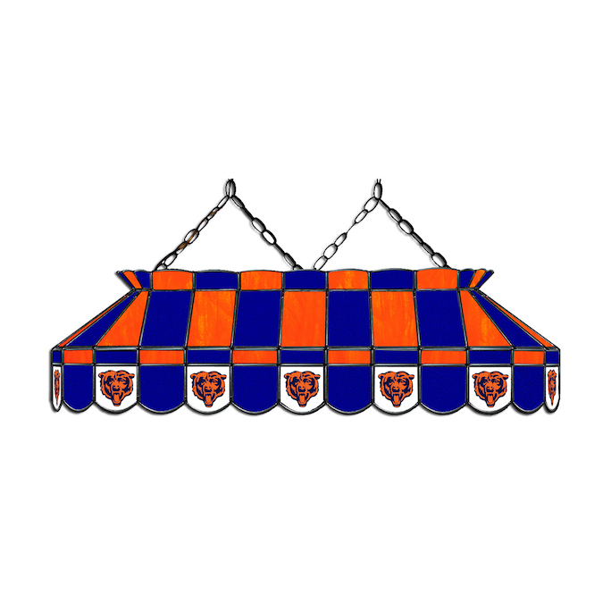 Chicago Bears 40" Stained Glass Billiard Lamp