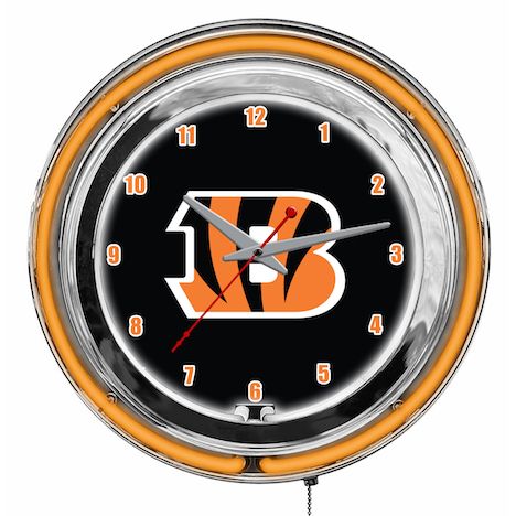 Cincinnati Bengals 14" Neon Clock