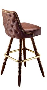 Club Wood Bar Stool