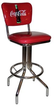 Coca-Cola Chair Seatback Bar Stool