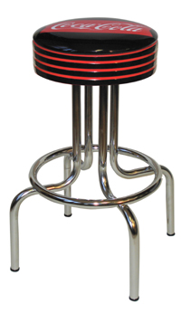 Coke Longneck Fishtail Bar Stool