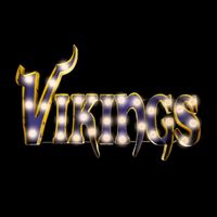 Minnesota Vikings Recycled Lighted Sign
