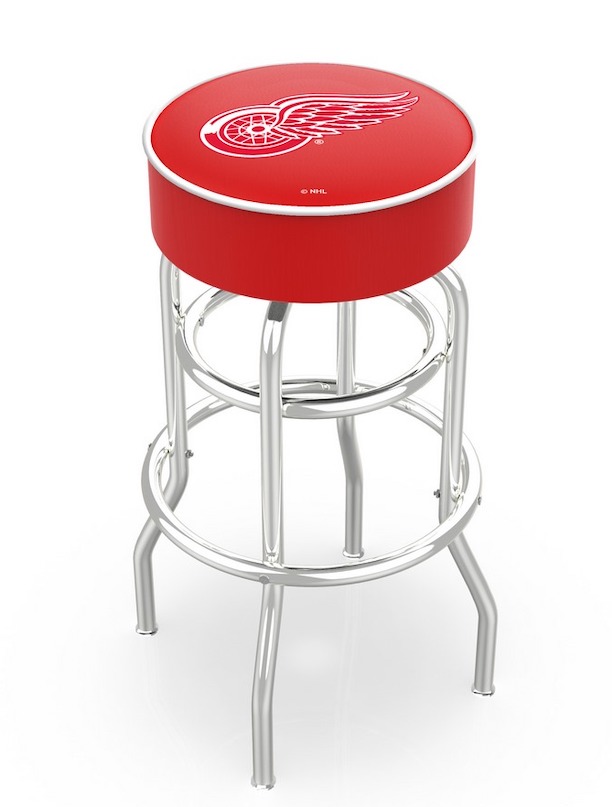 Detroit Red Wings Cushion Bar Stool
