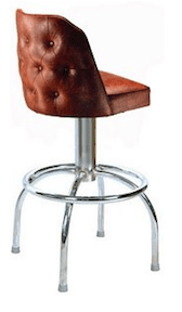 Diamond Tufted Bar Lounger