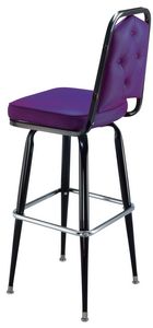 Diamond Tufted Bar Stool