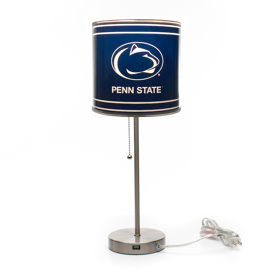 Penn State Chrome Table Lamp