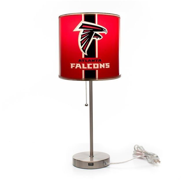 Atlanta Falcons Chrome Table Lamp