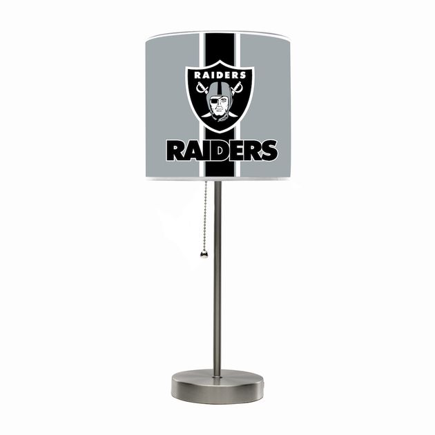 Las Vegas Raiders Chrome Table Lamp
