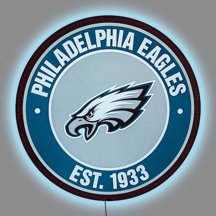 Philadelphia Eagles Established LED Lighted Sign