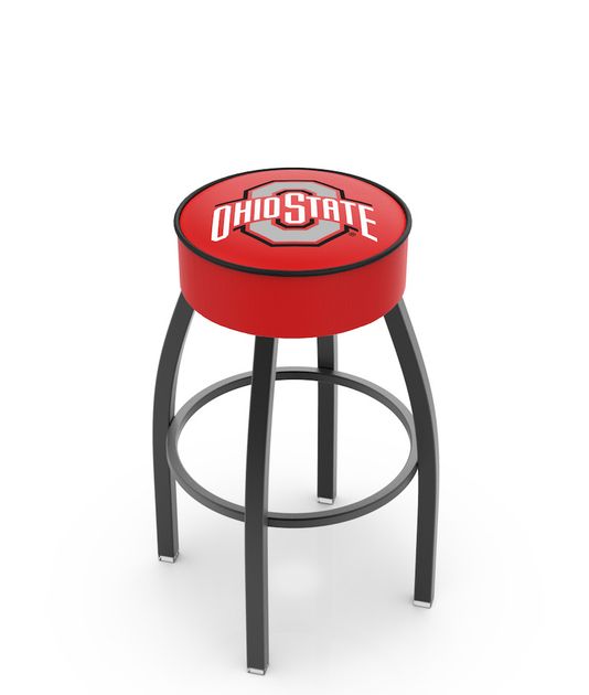 Ohio State Cushion Swivel Stool
