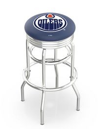 Edmonton Oilers Logo Bar Stool