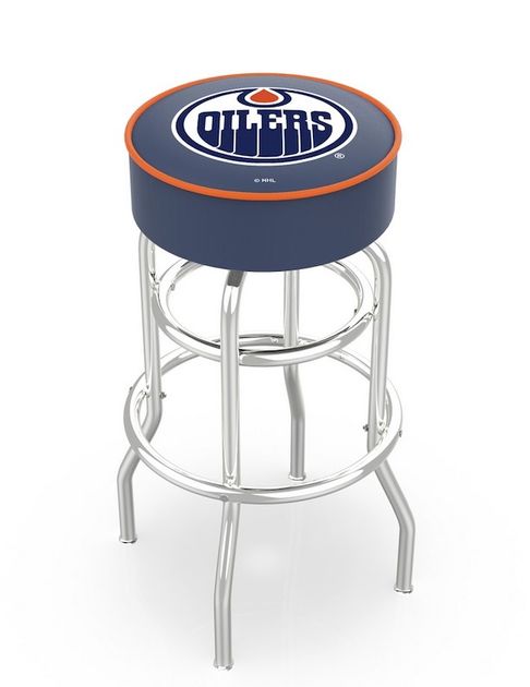 Edmonton Oilers Cushion Bar Stool