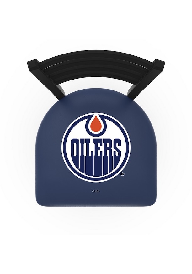 Edmonton Oilers Ladder Back Swivel Stool