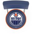 Edmonton Oilers Logo Seatback Bar Stool