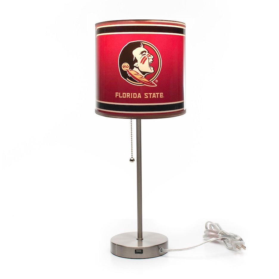 Florida State Chrome Table Lamp