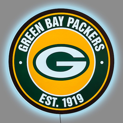 Green Bay Packers Established LED Lighted Sign