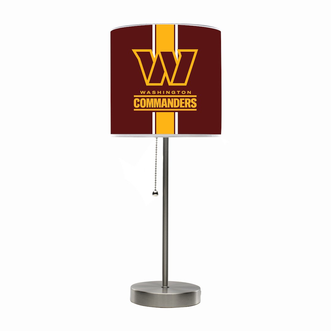 Washington Commanders Chrome Table Lamp