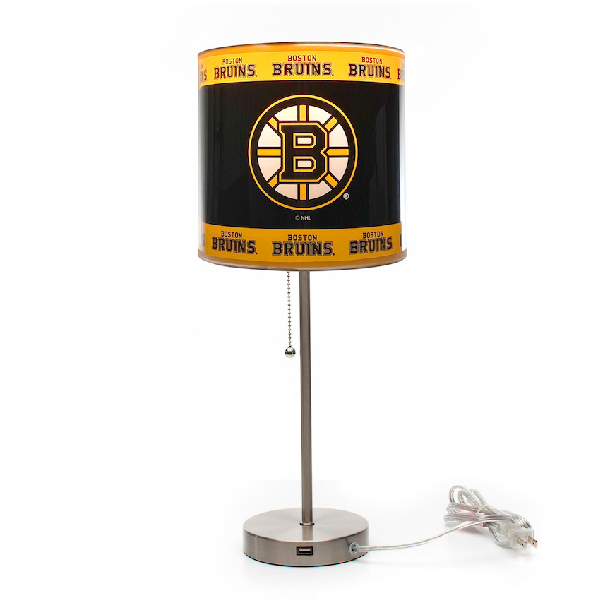 Boston Bruins Chrome Table Lamp