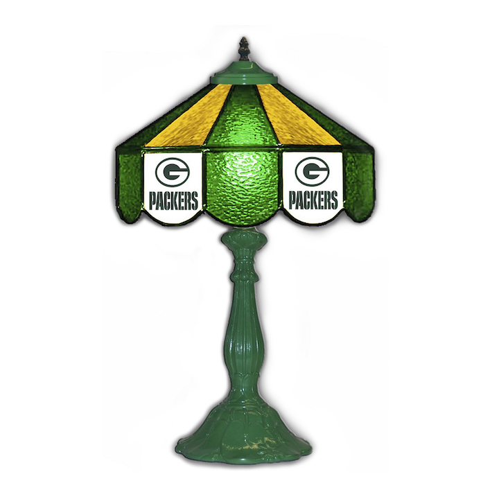 Green Bay Packers 21" Glass Table Lamp