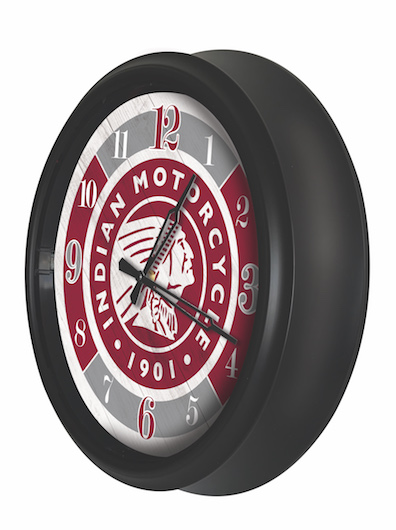 Indian Motorcycle Outdoor LED Clock