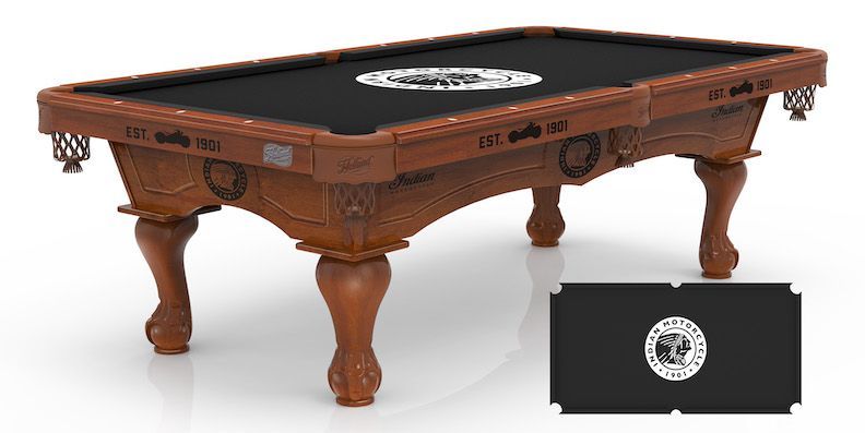 Indian Motorcycle Pool Table