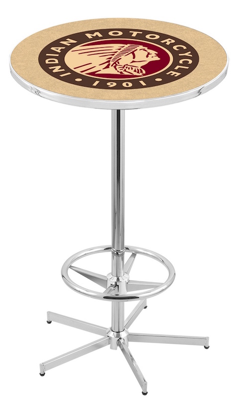 Indian Motorcycle Retro Pub Table