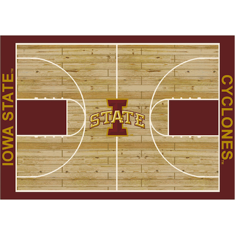Iowa State Courtside Rug